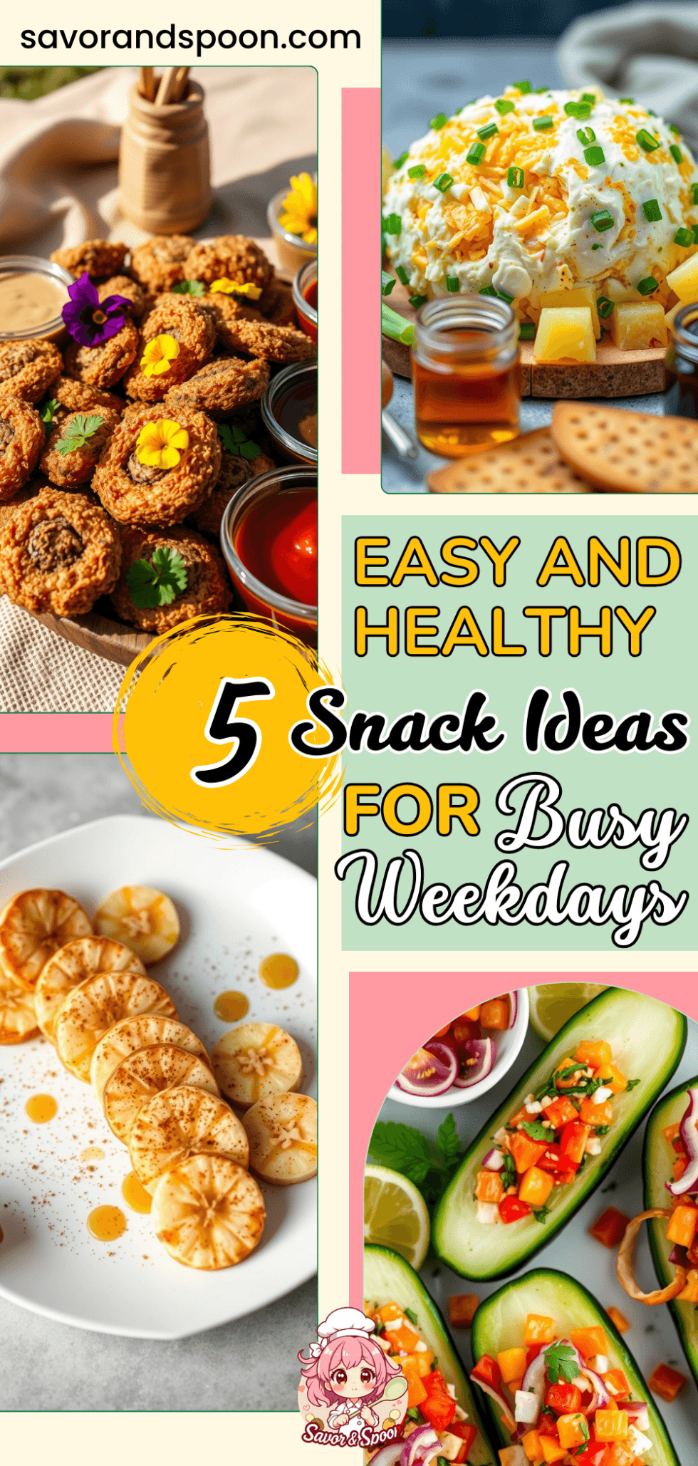 5 Easy and Healthy Snack Ideas for Busy Weekdays - Savor & Spoon
