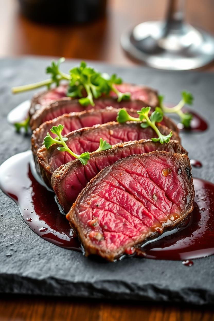 Perfect Filet Mignon with Blue Cheese Butter & Roasted Mushrooms ...