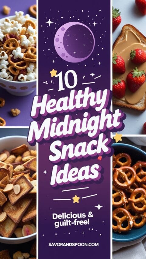 10 Healthy Late Night Snacks for Those Midnight Munchies - Savor & Spoon
