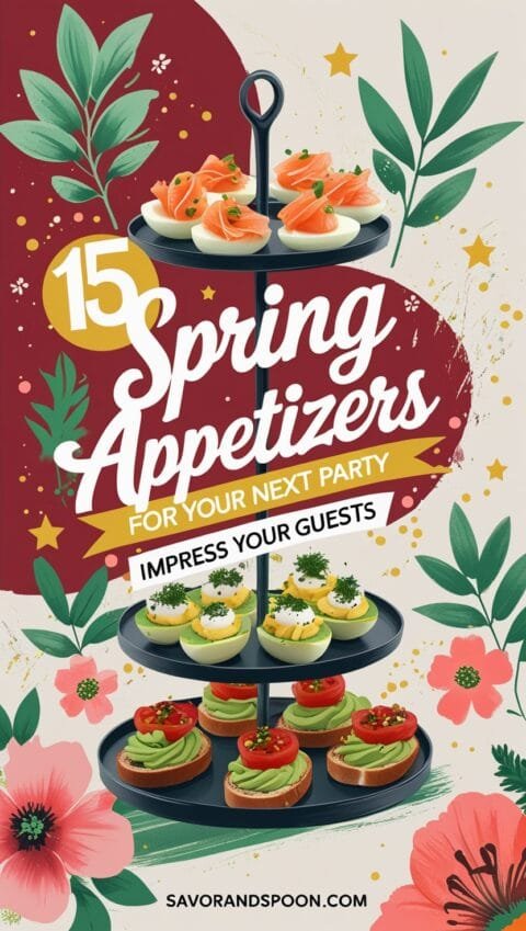 15 Fresh and Adorable Spring Appetizers for Your Next Party - Savor & Spoon
