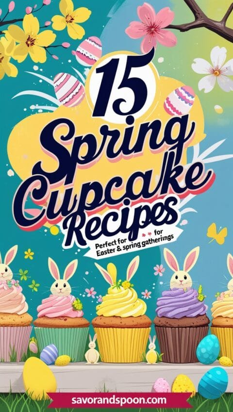 15 Adorable Spring Cupcakes to Brighten Your Day! - Savor & Spoon