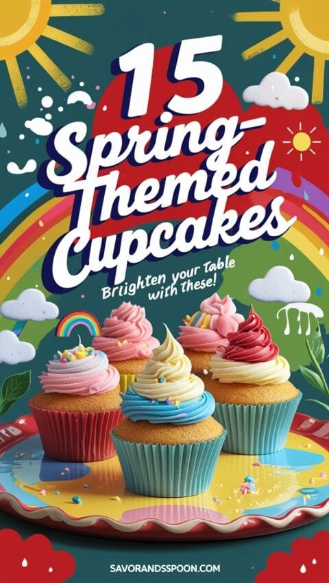 15 Adorable Spring Cupcakes to Brighten Your Day! - Savor & Spoon
