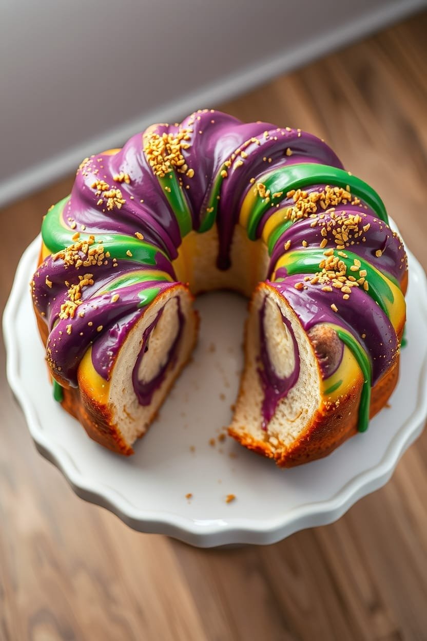 The Most Magical Mardi Gras King Cake Recipe You'll Ever Make! - Savor ...